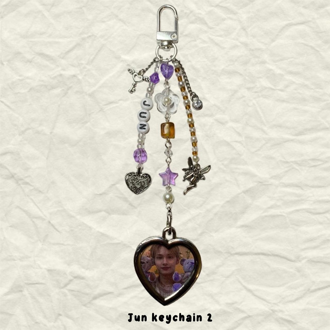 * ੈ ‧Jun keychain !!༉‧₊ •̩̩͙*ೃ˚ { a little over 6 1/2... - Depop