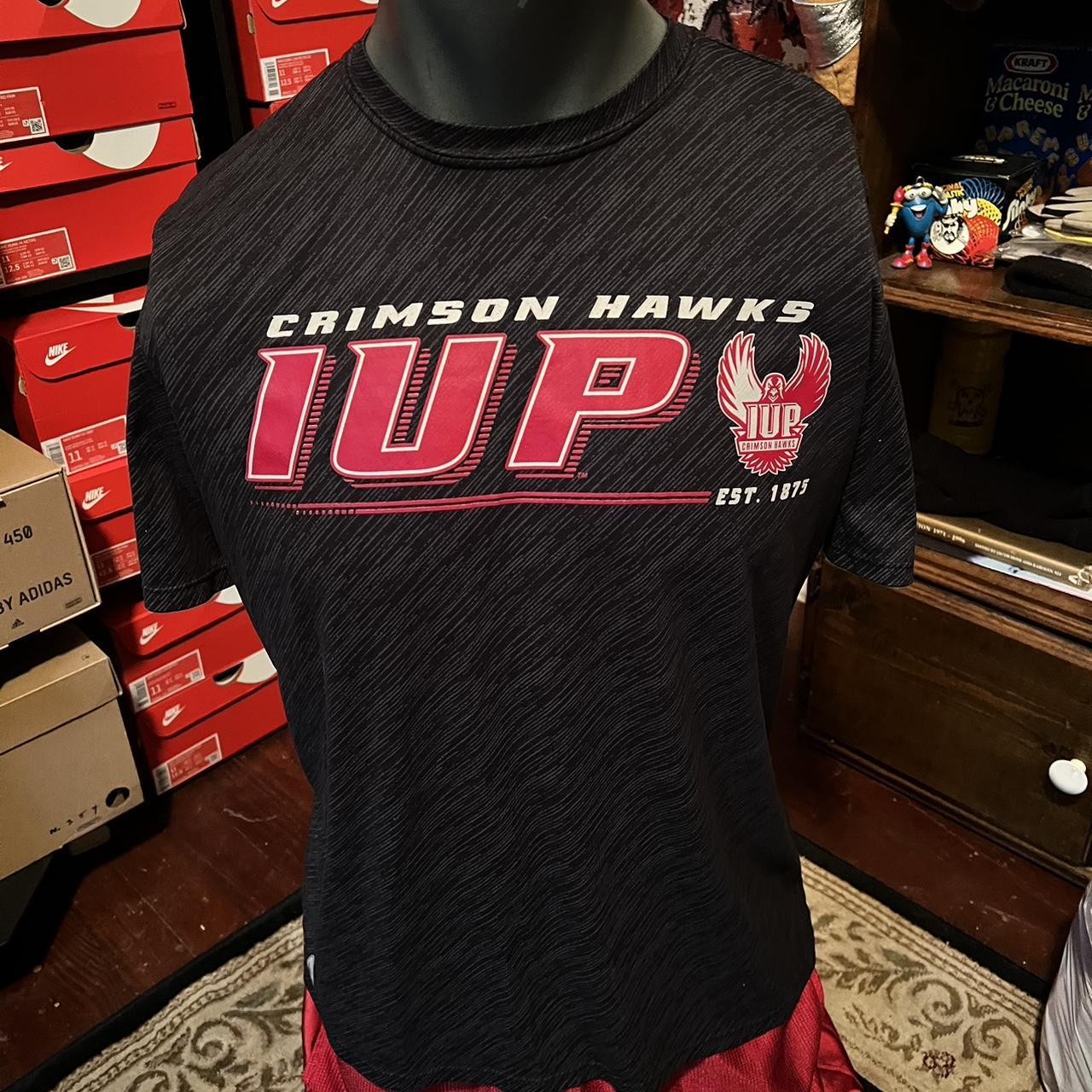 IUP Crimson Hawks Janesport T-shirt. Size Large.... - Depop