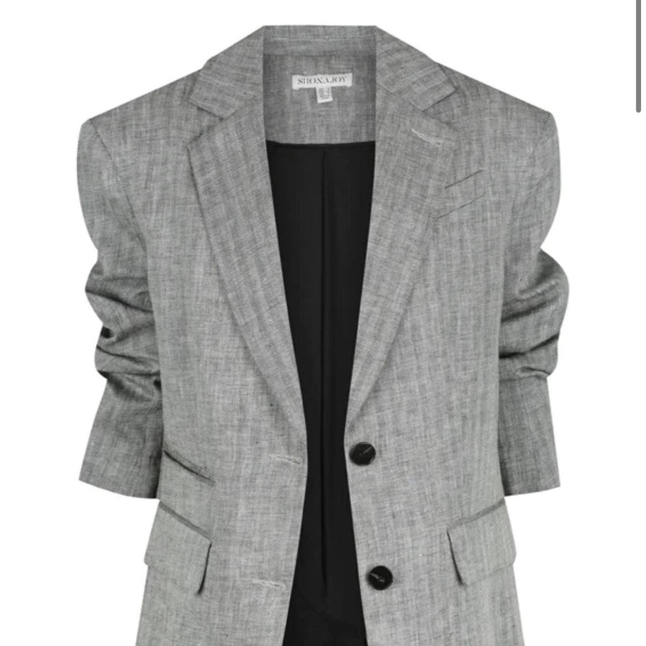 Shona Joy Womens Grey And Black Suit Depop
