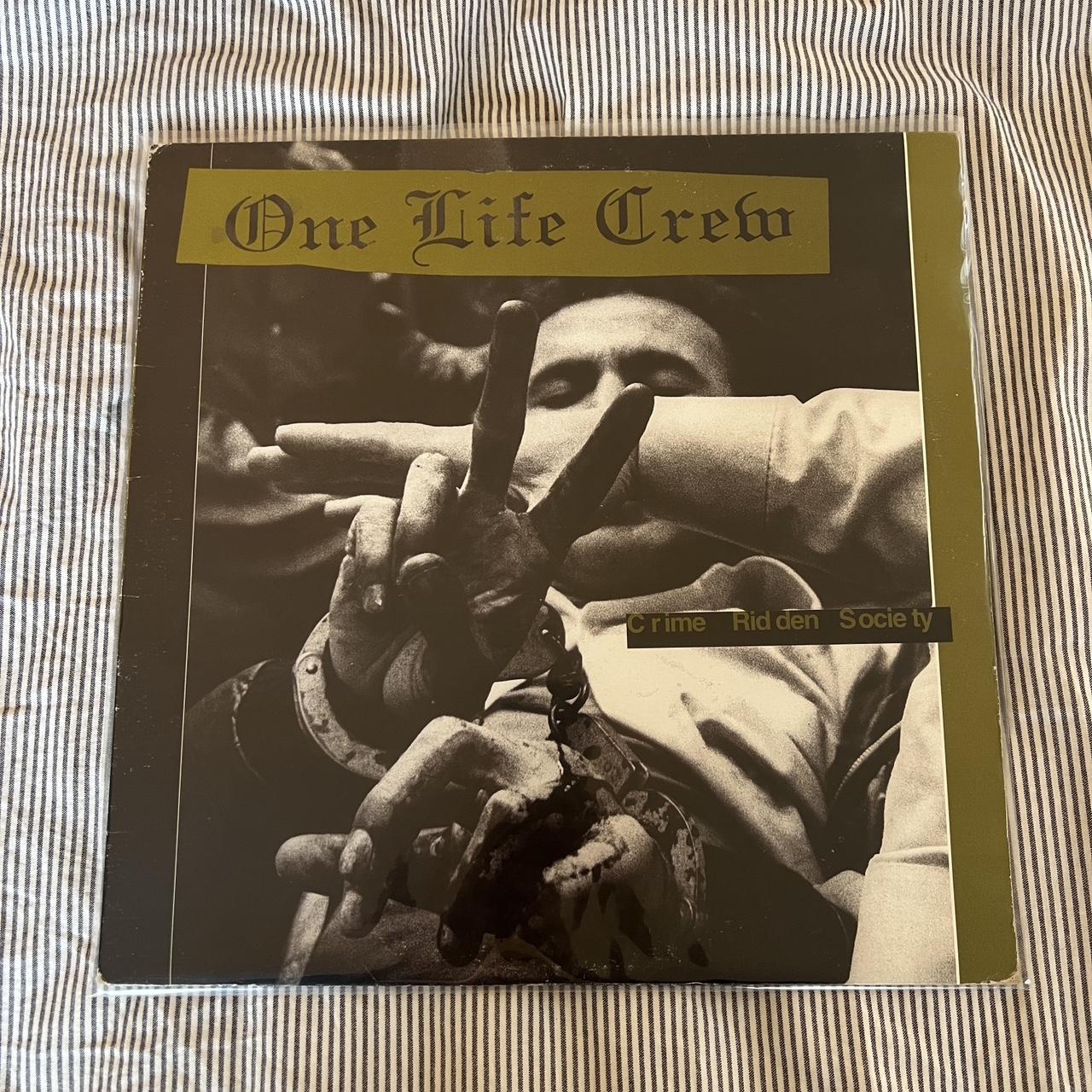 One Life Crew Crime Ridden Society LP Black... - Depop