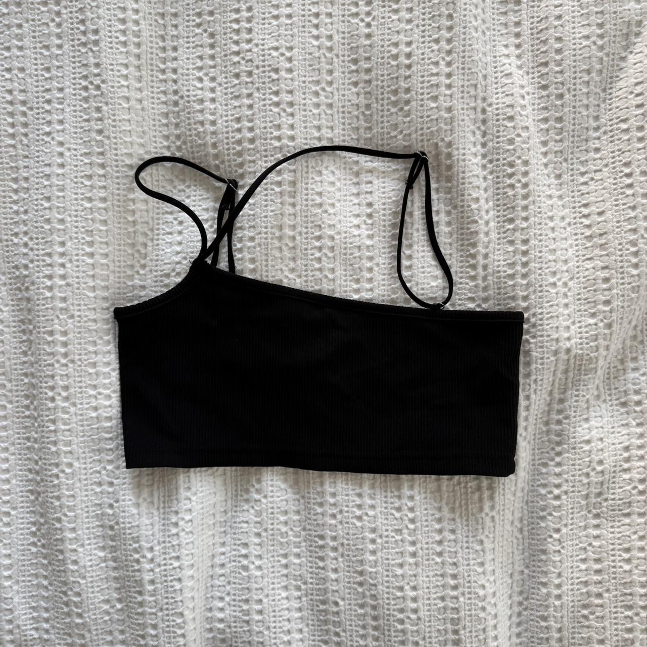 Edikted cross shoulder strap bra top. Super comfy... | Depop