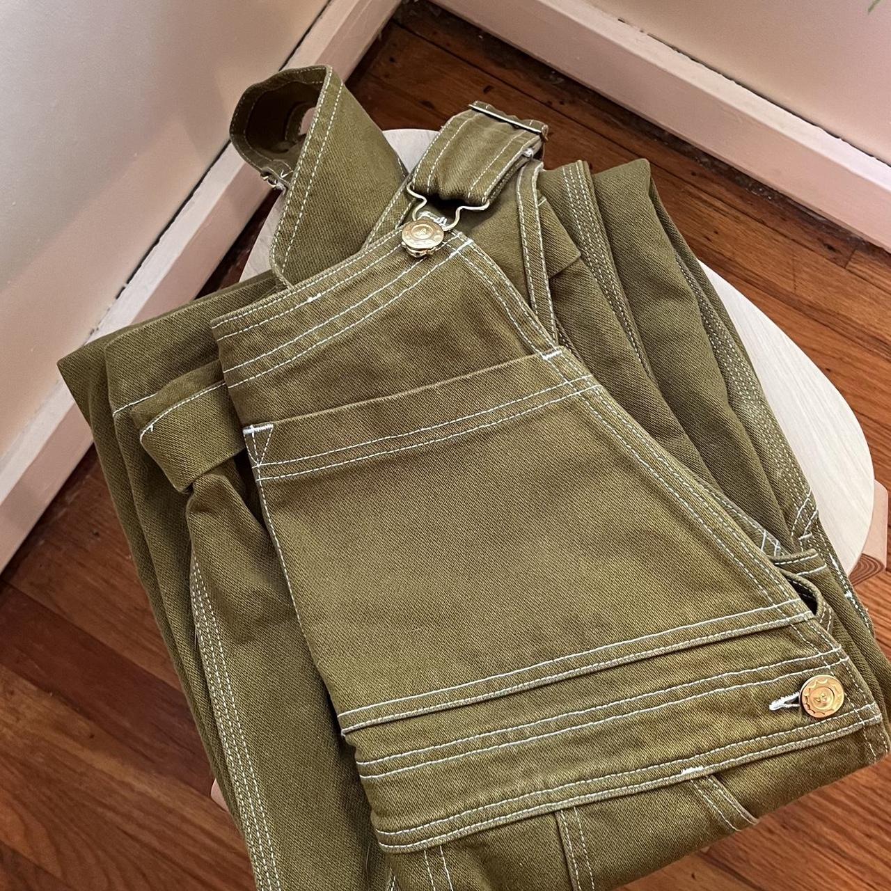 Big Bud Press Original Overalls in Army Green Never... - Depop
