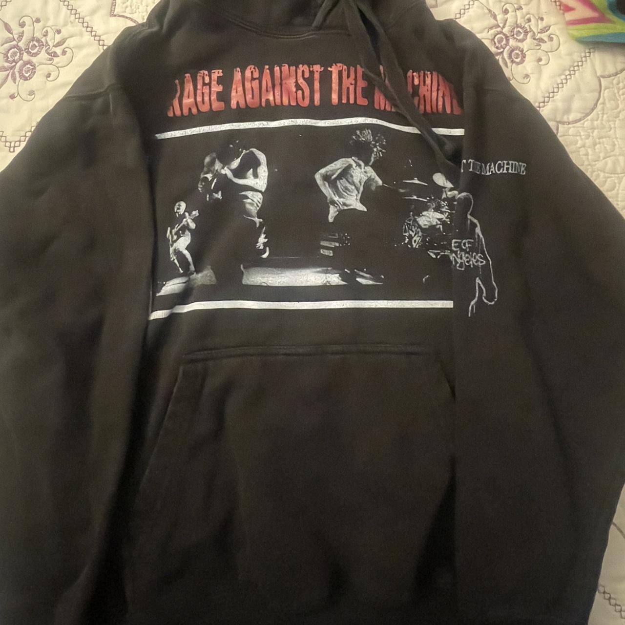 rare rage against the machine hoodie in good... - Depop
