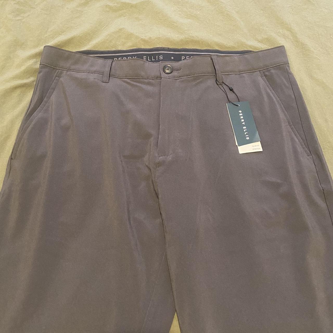 Perry Ellis dress pants. Grey. Size 36. Never worn.... - Depop