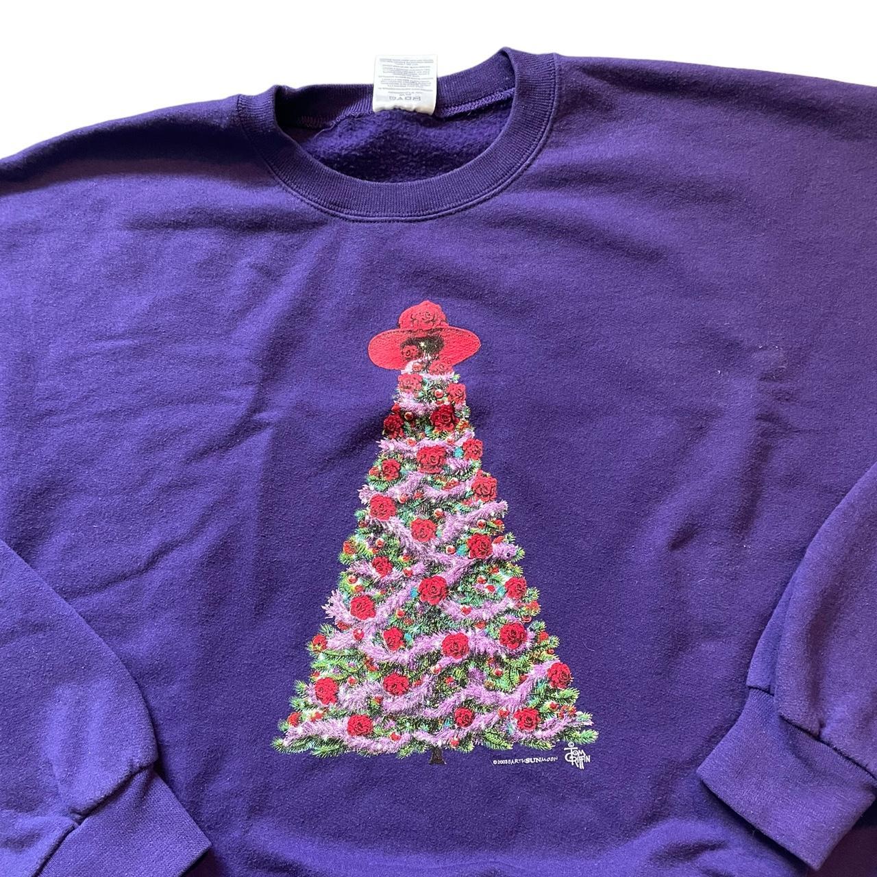 Vintage Purple Grandma Crewneck Sweater Size X-Large... - Depop