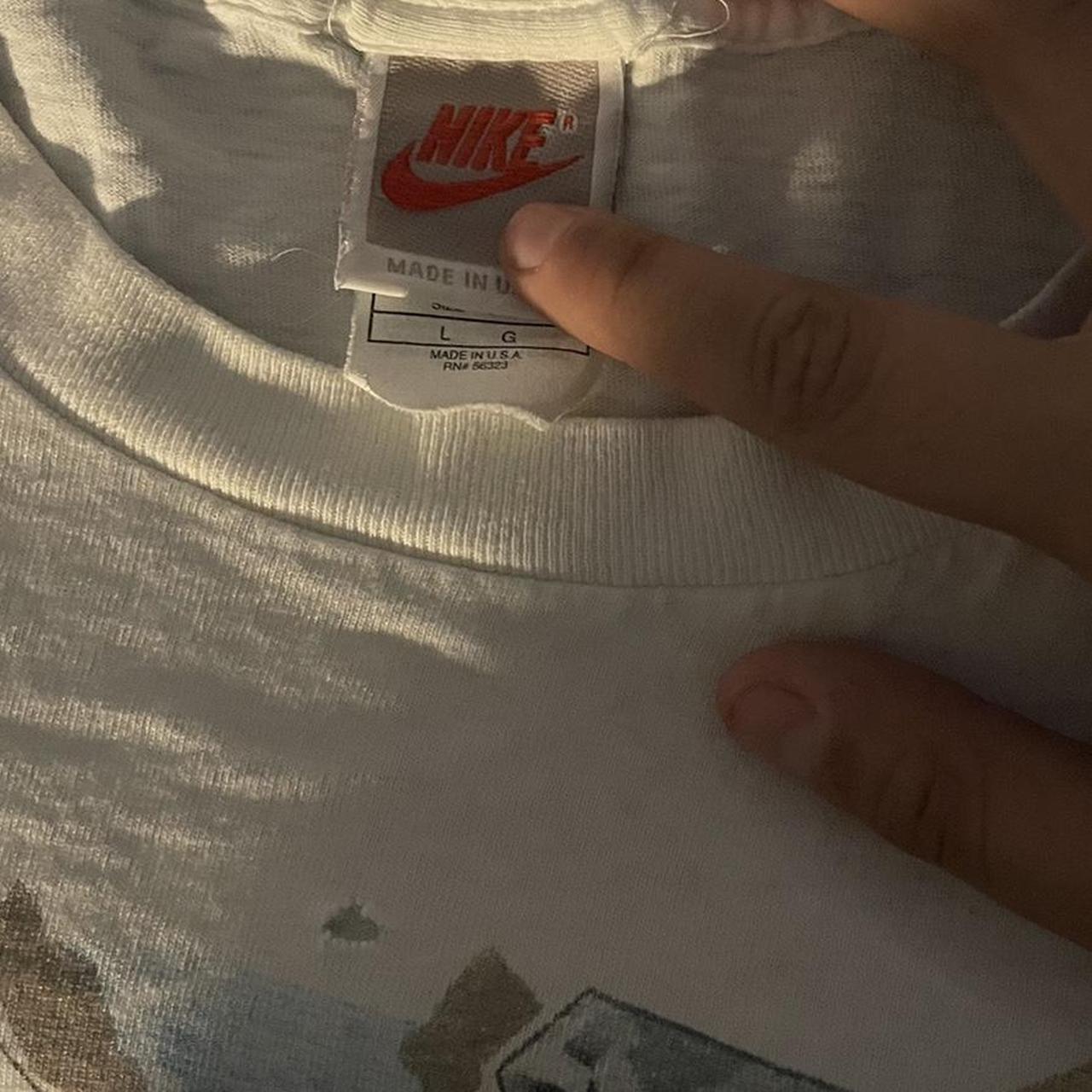 Vintage 1993 Nike Mercedes-Benz Run Marathon Single... - Depop