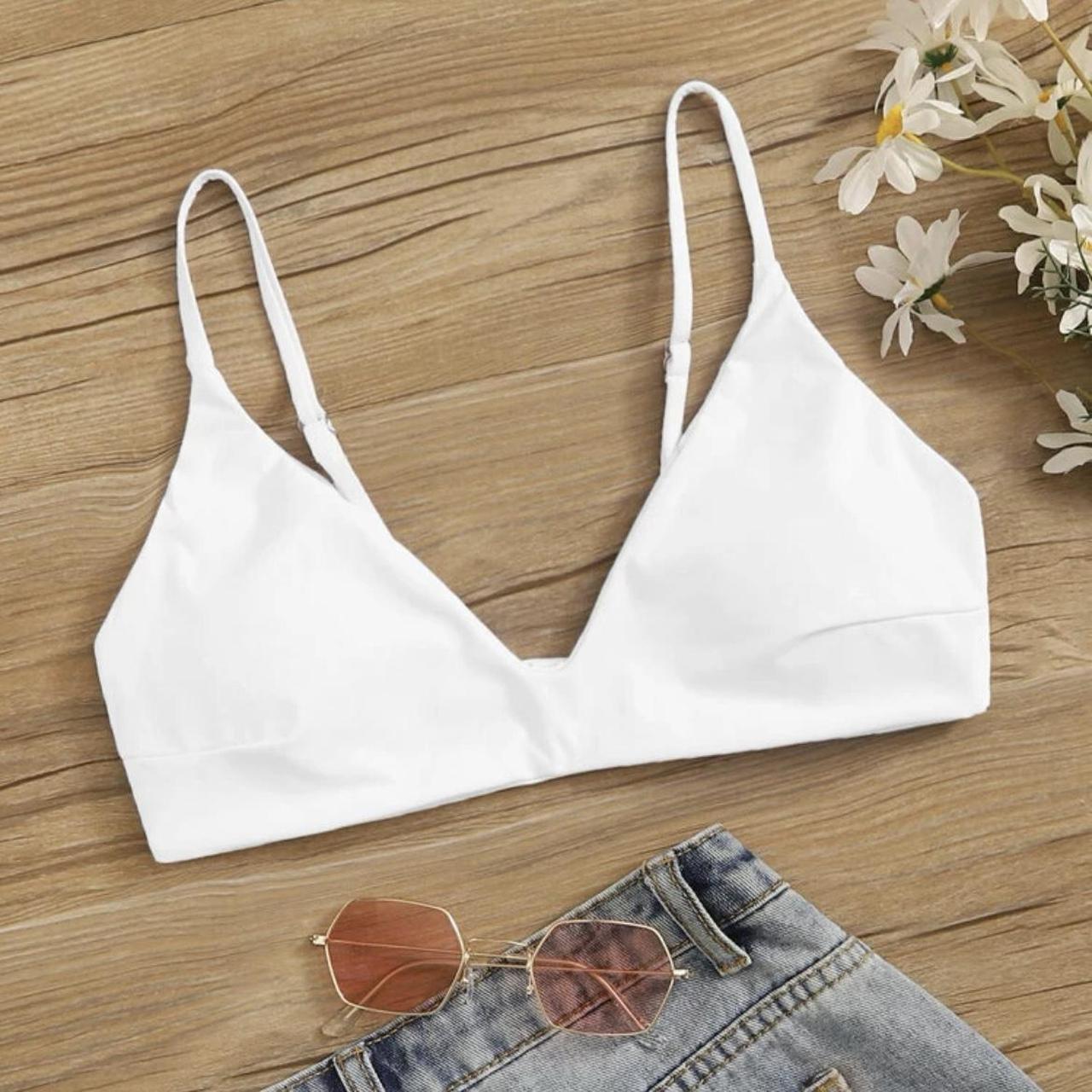 Women's White Bikinis-and-tankini-sets | Depop