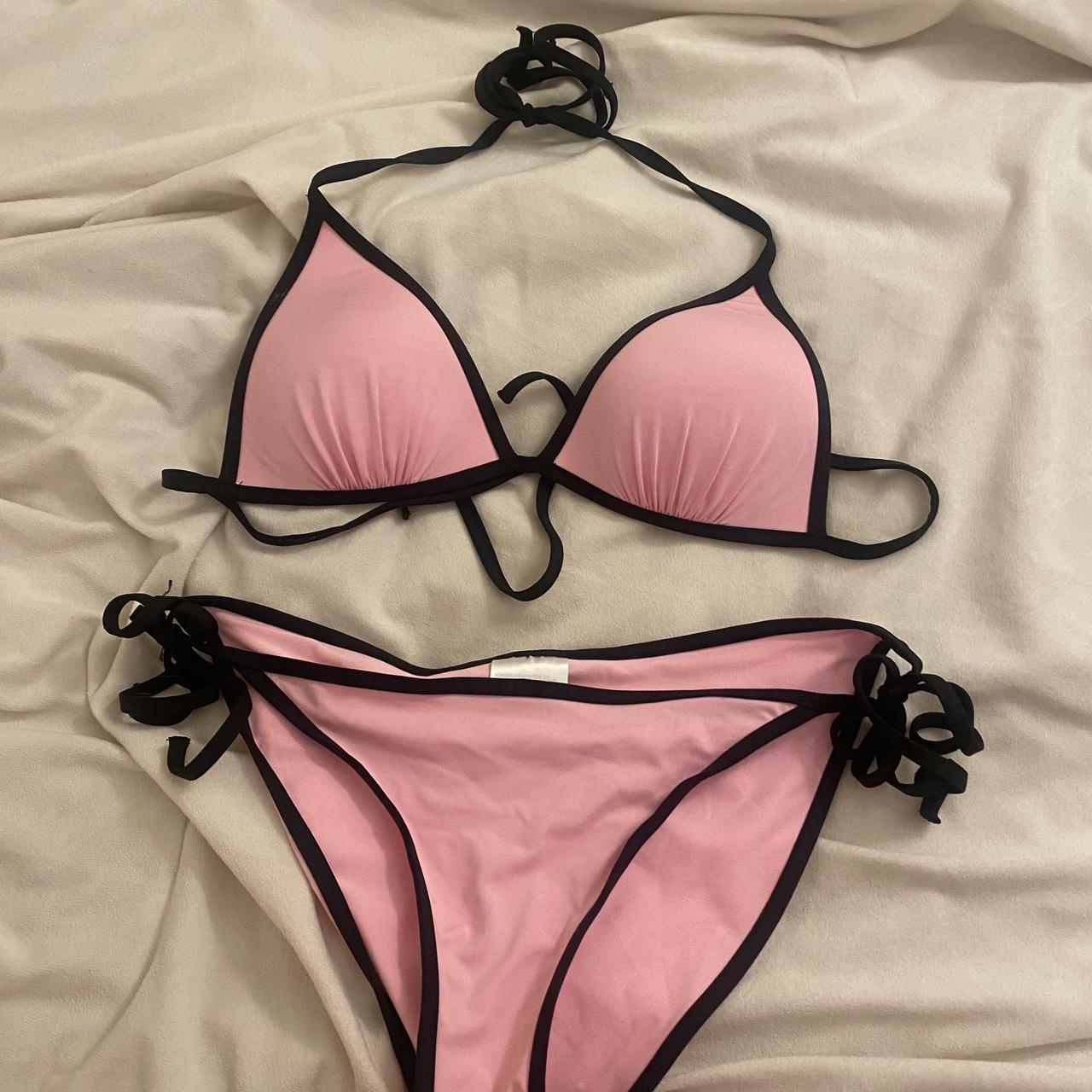 Bikini! Super flattering triangle bikini.... - Depop
