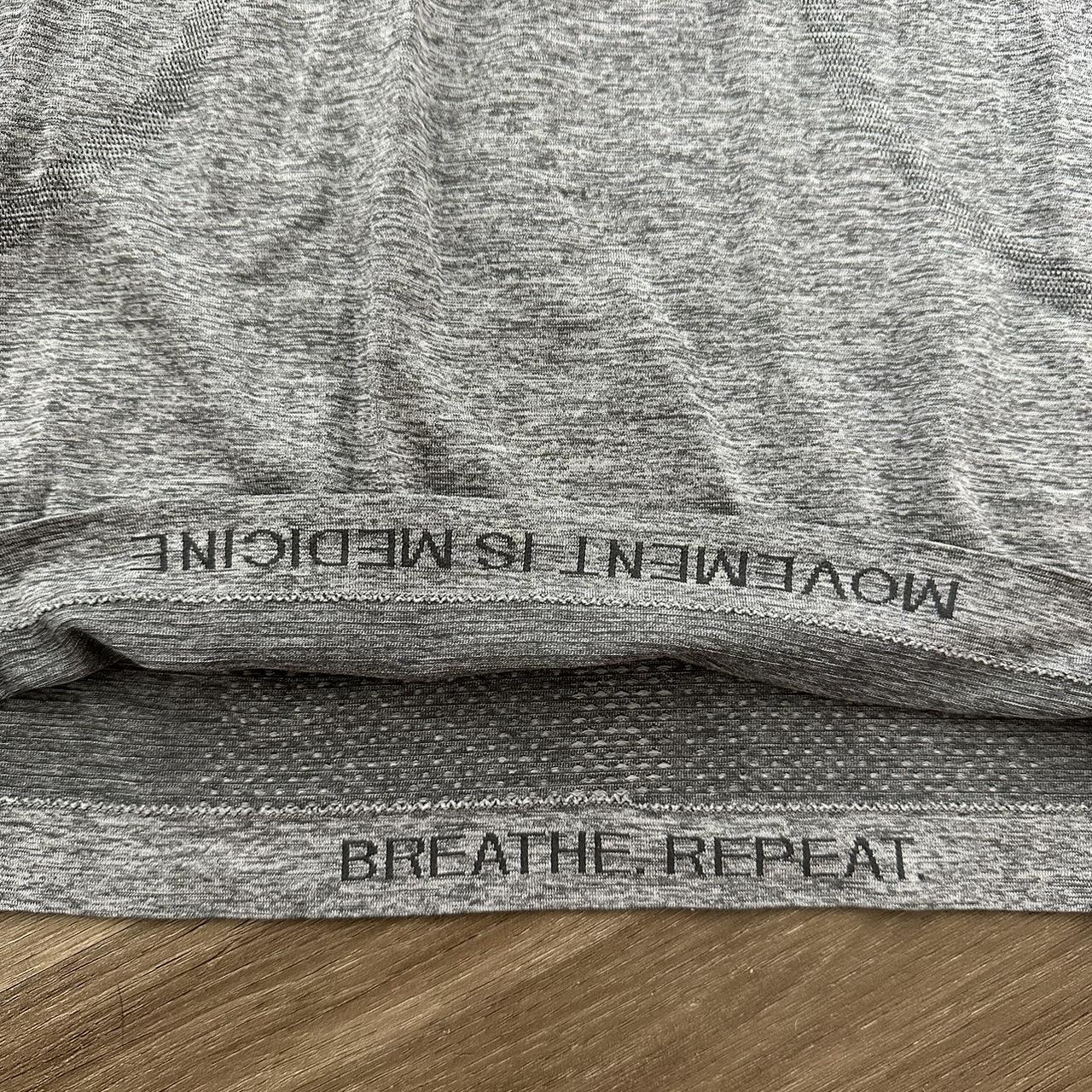 Lululemon Women's Grey Shirt | Depop