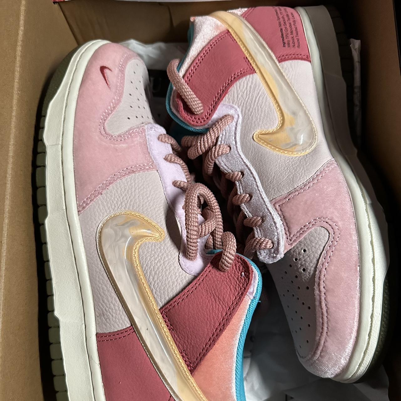 Social Status Strawberry Milk Dunk mids Size Men’s... - Depop