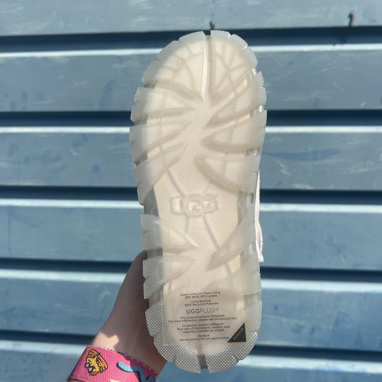 Ultra mini Clear and Grey UGG boots - Depop