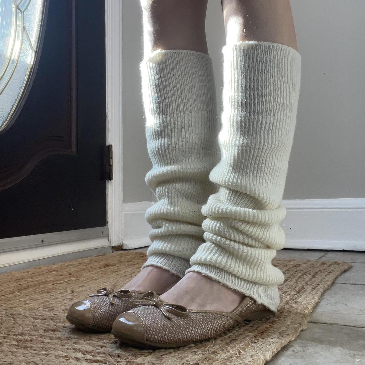 light pink / tan ballet flats by sam & libby size:... | Depop