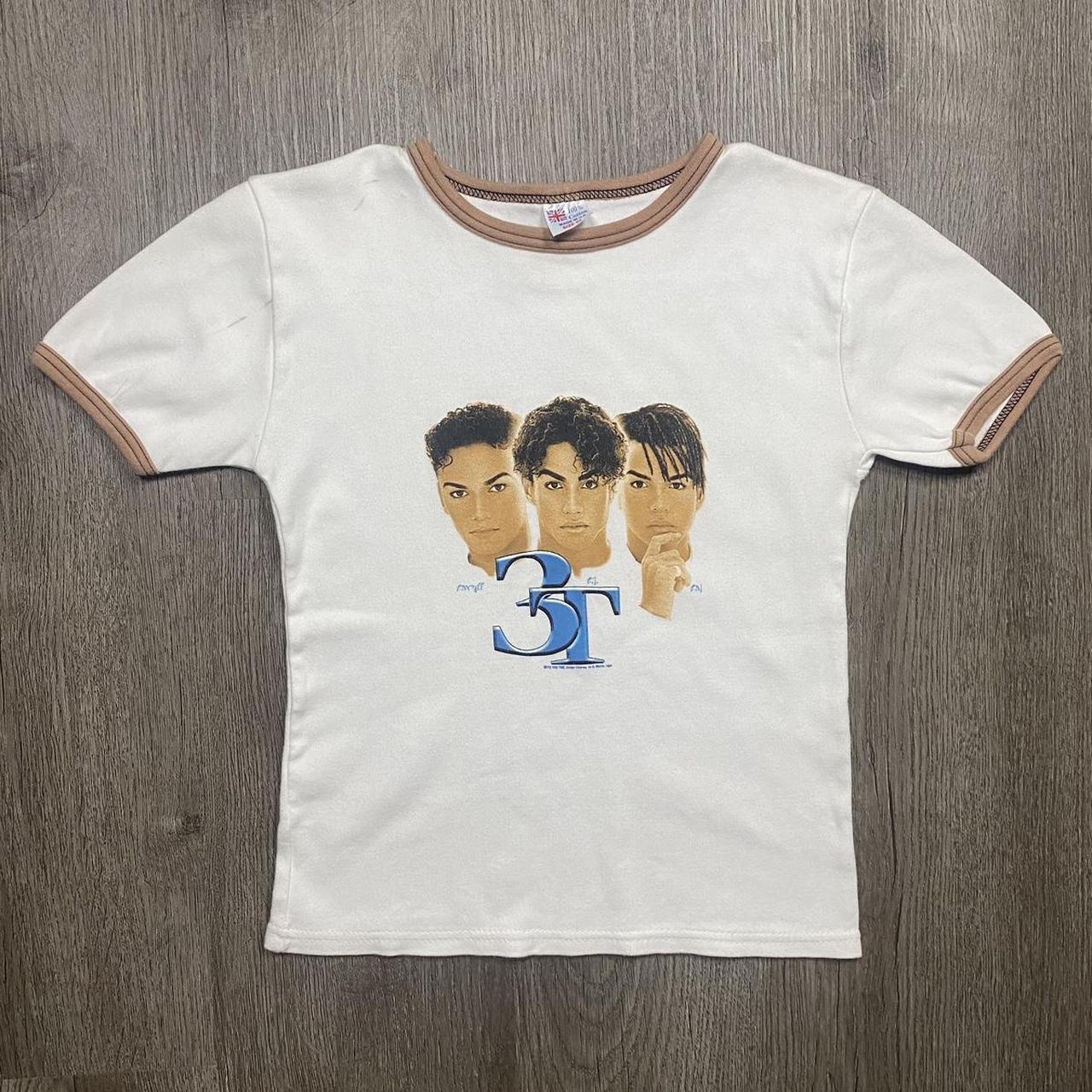 3T Boy Band Baby Ringer Tee Size S 16”x20” Tagged... - Depop