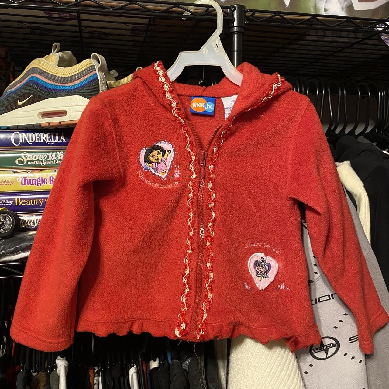 Dora the Explorer zip-up jacket Size: 3T #kidcore... | Depop