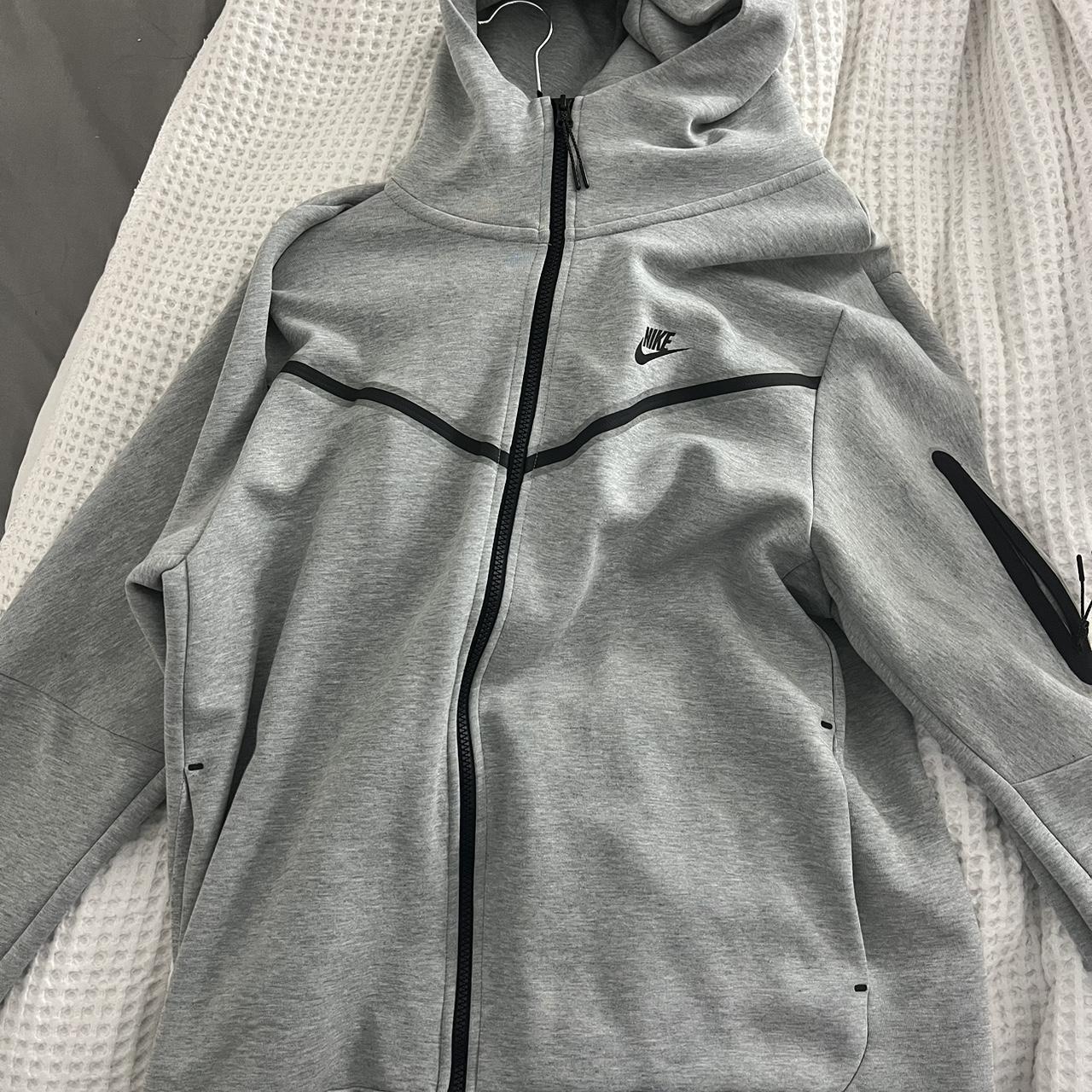 grey nike tech fleece size XL brand new only worn... | Depop
