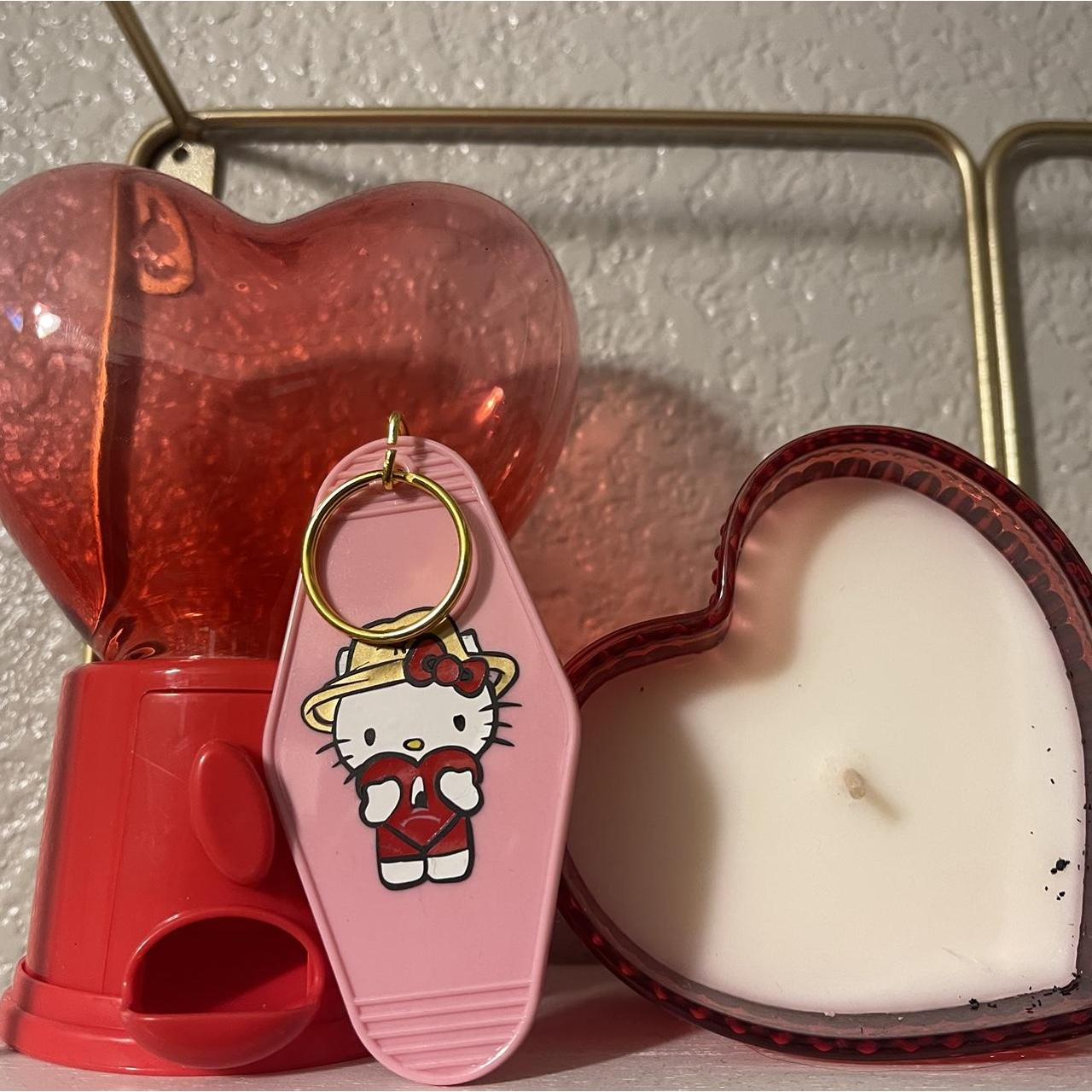 Hello Kitty Bad Bunny motel keychain. Hand made by... - Depop