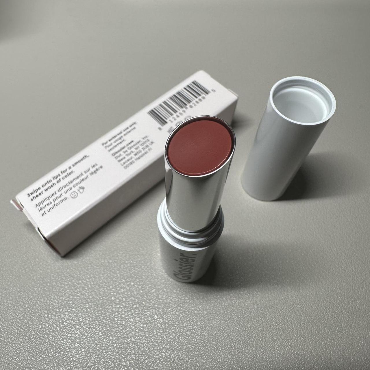 BNIB Glossier Generation G Lipstick in Punch. RTP $18 - Depop