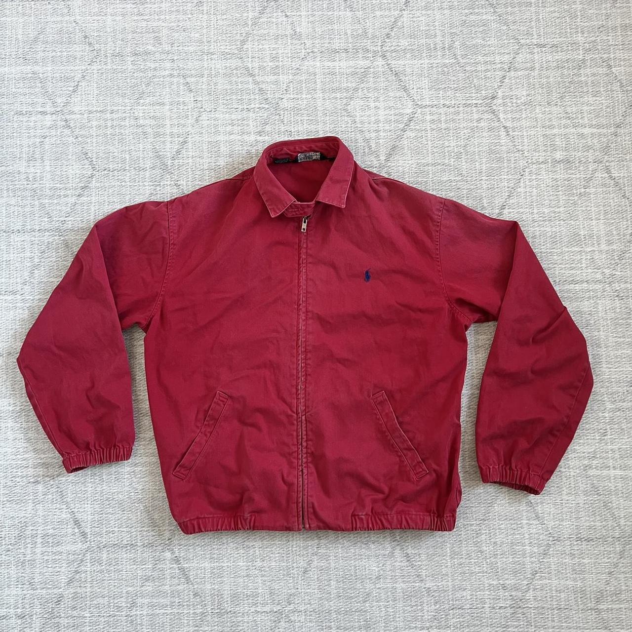 Vintage VTG 1990s 90s Polo Ralph Lauren Men’s Red... - Depop