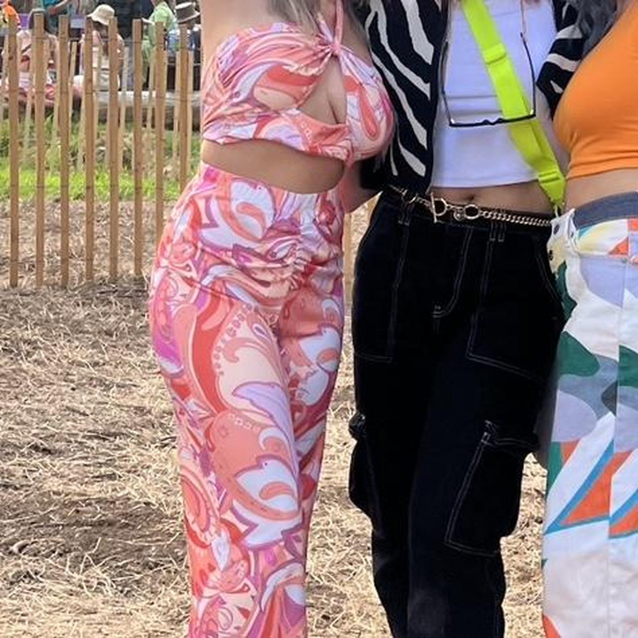 princess polly multi pink swirl samara set! comes... - Depop