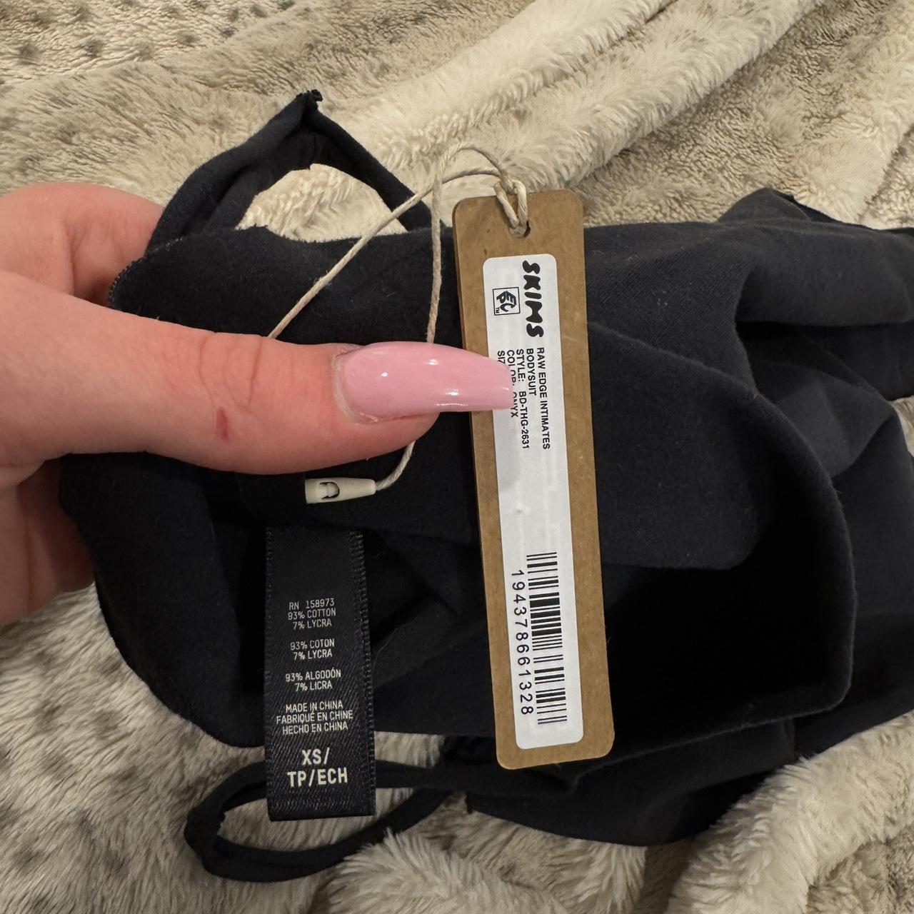 BRAND NEW WITH TAGS skims raw edge camo bodysuit... - Depop