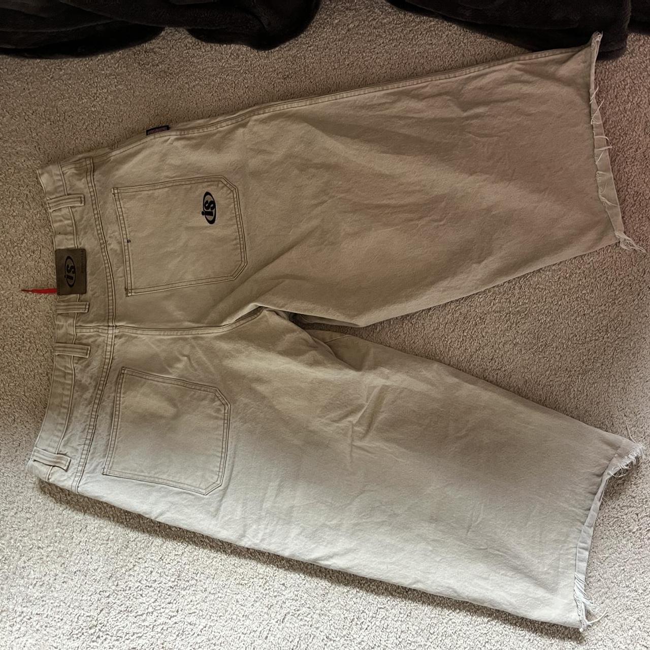 Super baggy cream interstate pants Waist size 44... | Depop