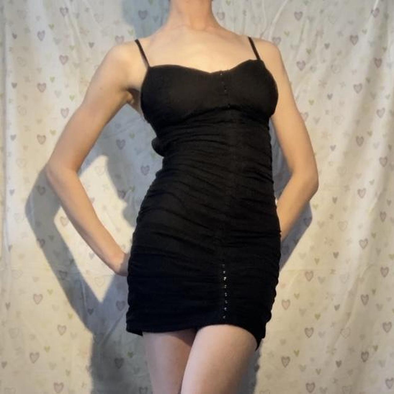 Sexy Goth Mini Dress Goth Emo Vintage Punk Depop