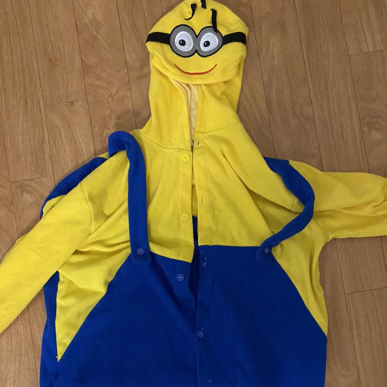 Despicable Me Minions Hooded Jumpsuit Costume... - Depop