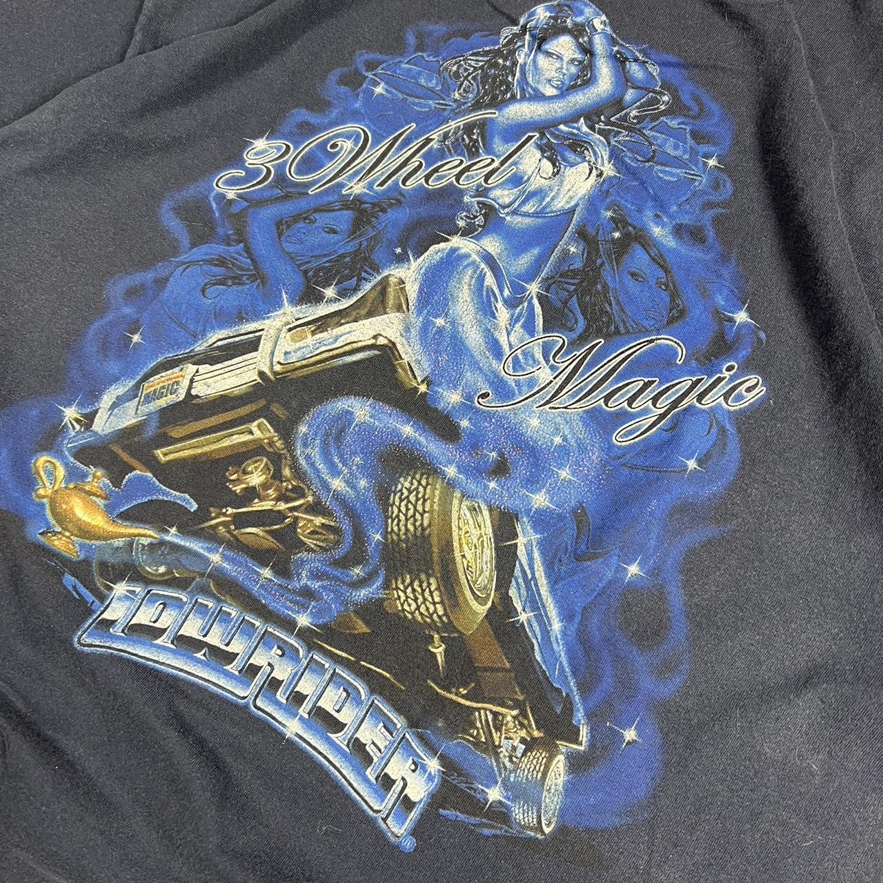 Vintage Crazy 90s RARE LOWRIDER Golo Pin-Up Girl... - Depop