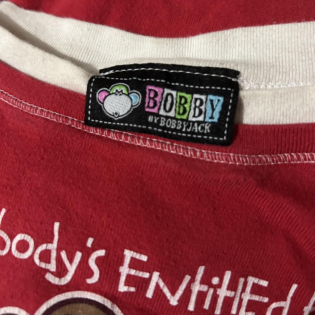 Bobby Jack Women's Red and Blue Shirt | Depop