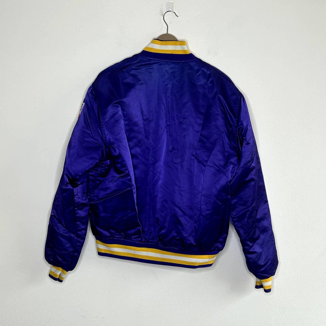 Starter Men's Purple and Yellow Jacket | Depop