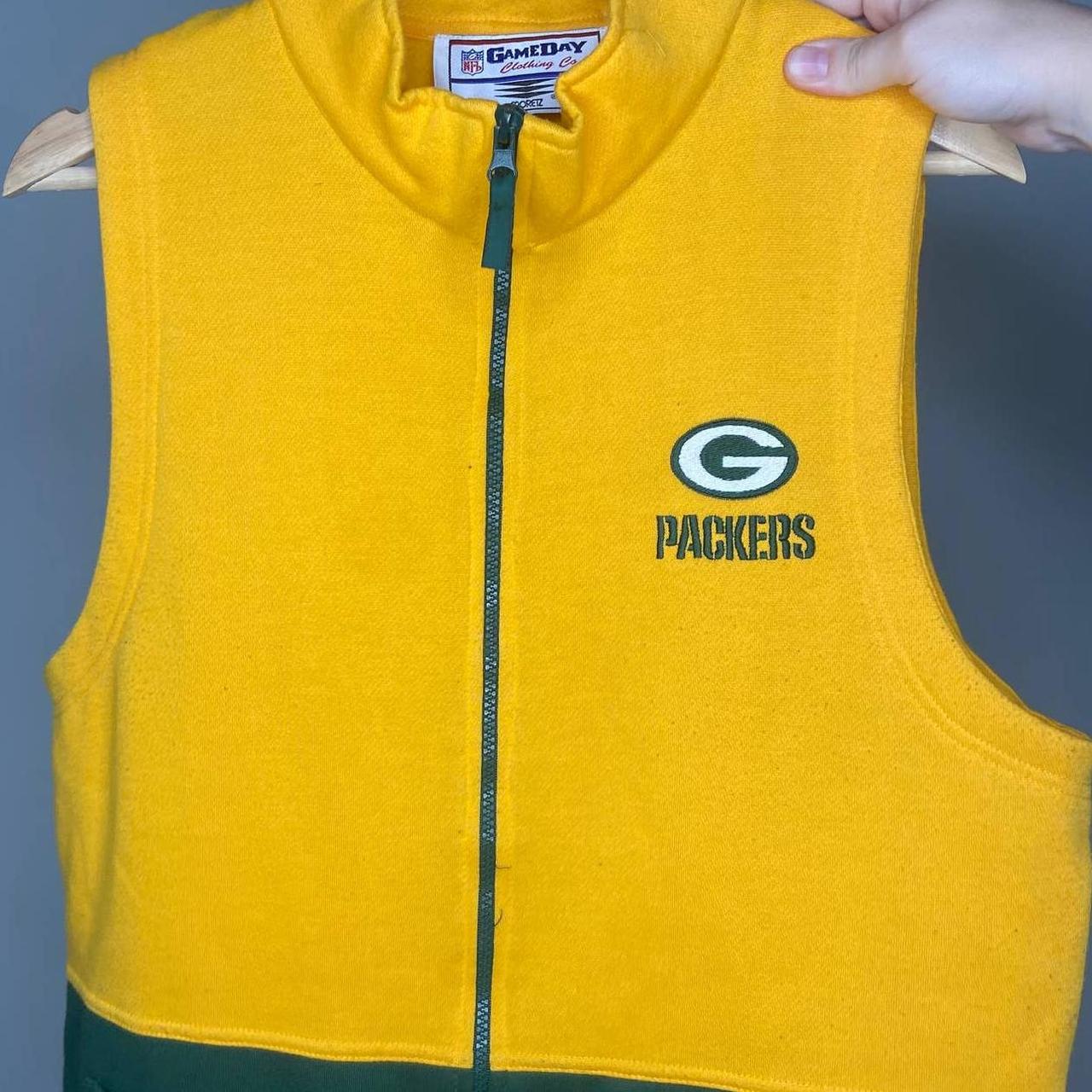 Game Day GreenBay Packer Vest Condition is... - Depop
