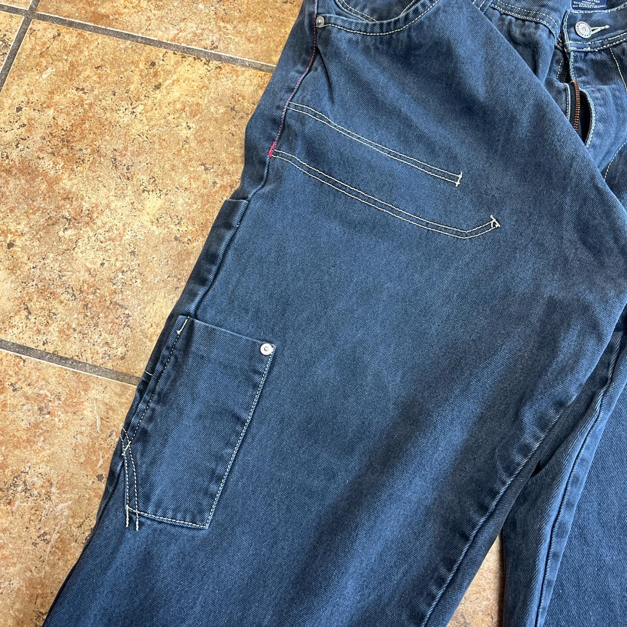 Vintage Y2K Raider Infamous Brand Jeans Black Denim... - Depop