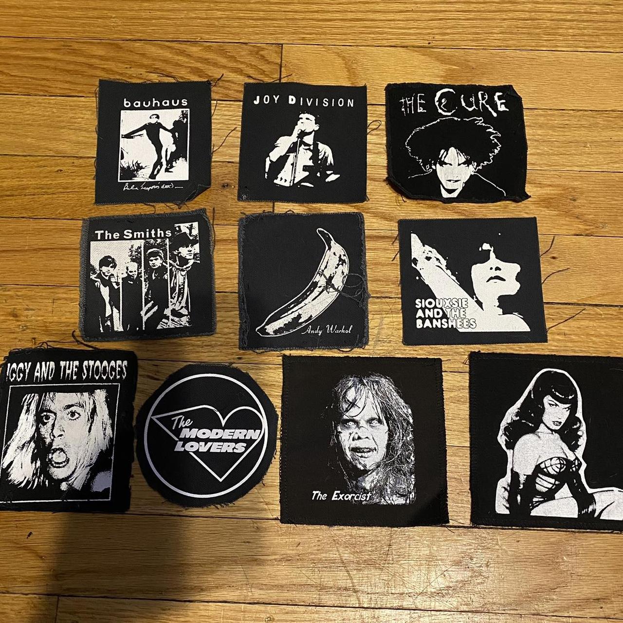 Punk horror goth cloth patches. Take all for $30 or... - Depop