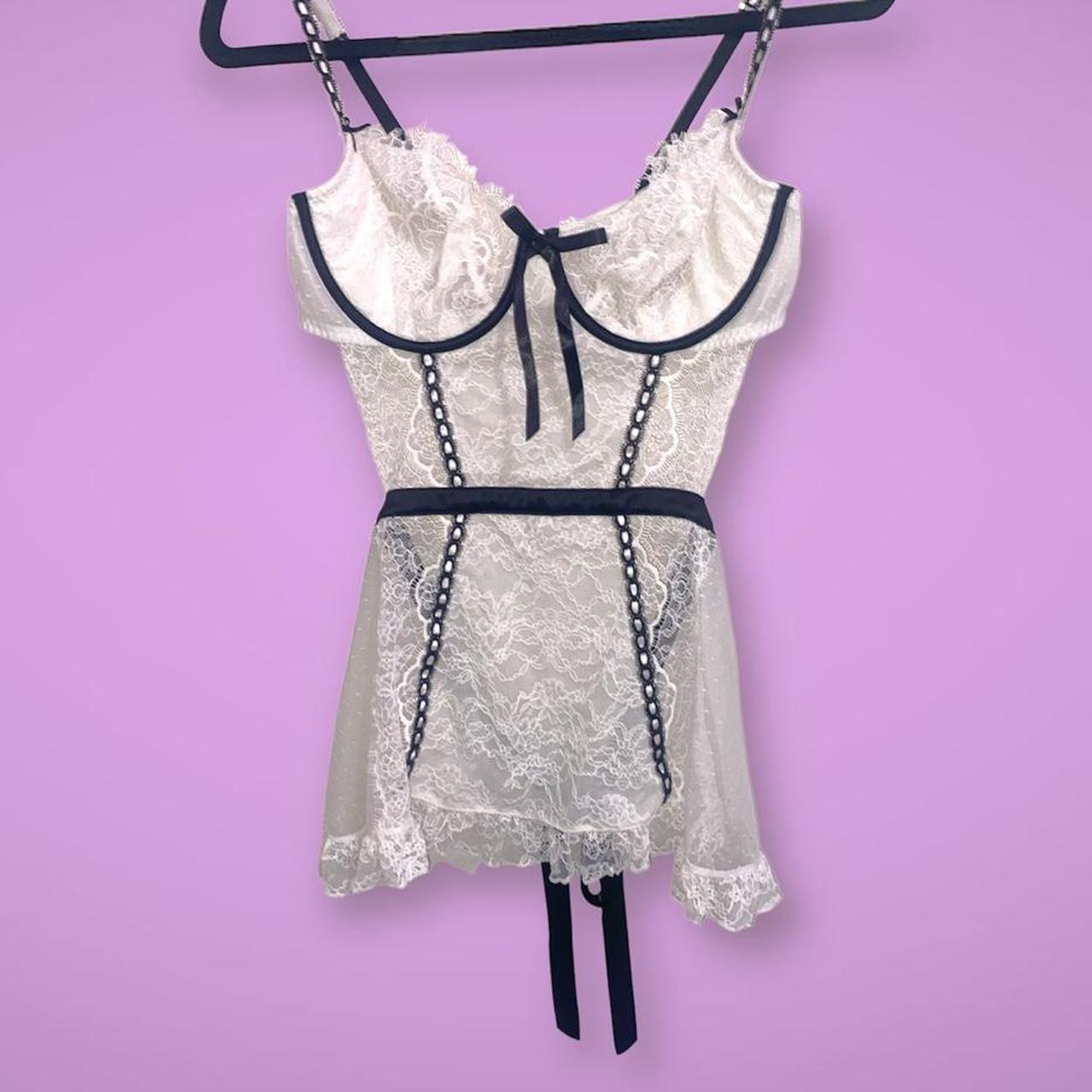 🌸Victoria’s Secret🌸 Wicked Open Back Babydoll with... - Depop