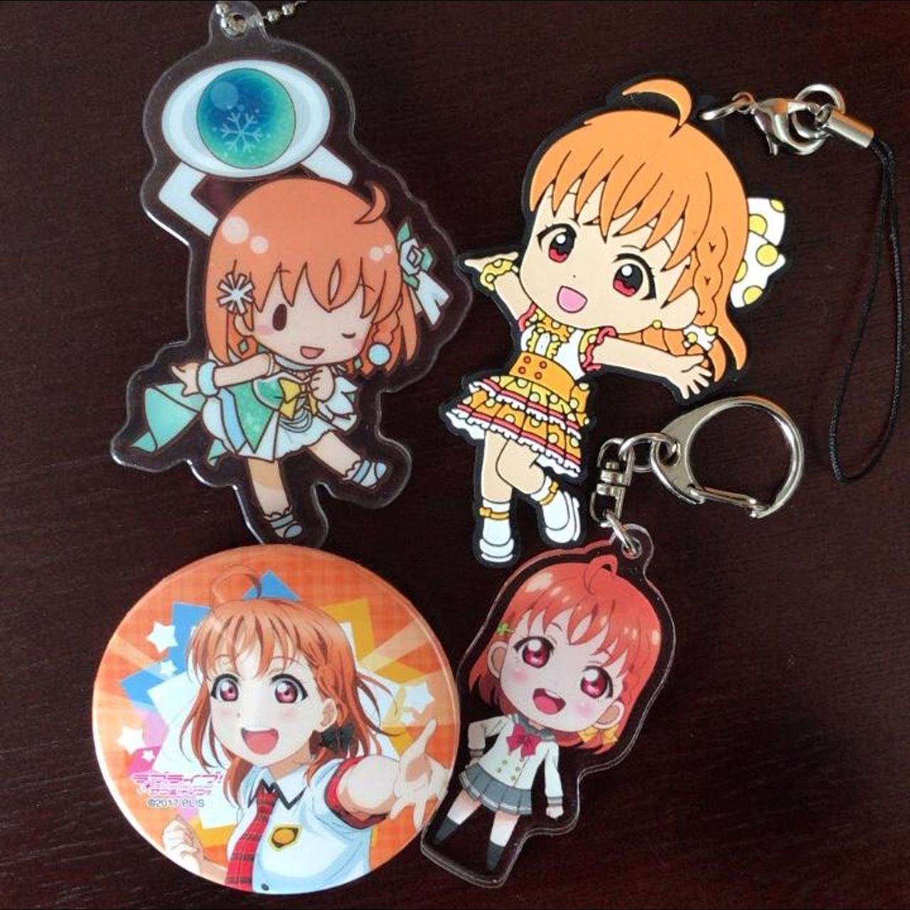 chika takami keychain/badge bundle! i have more... - Depop