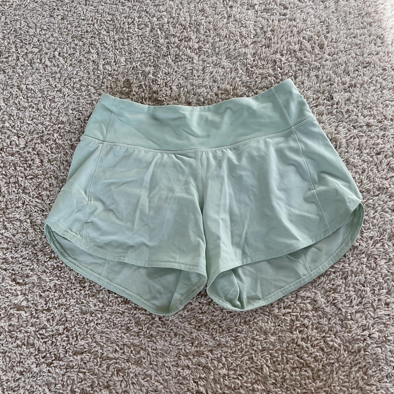 LULULEMON mint green shorts - Depop