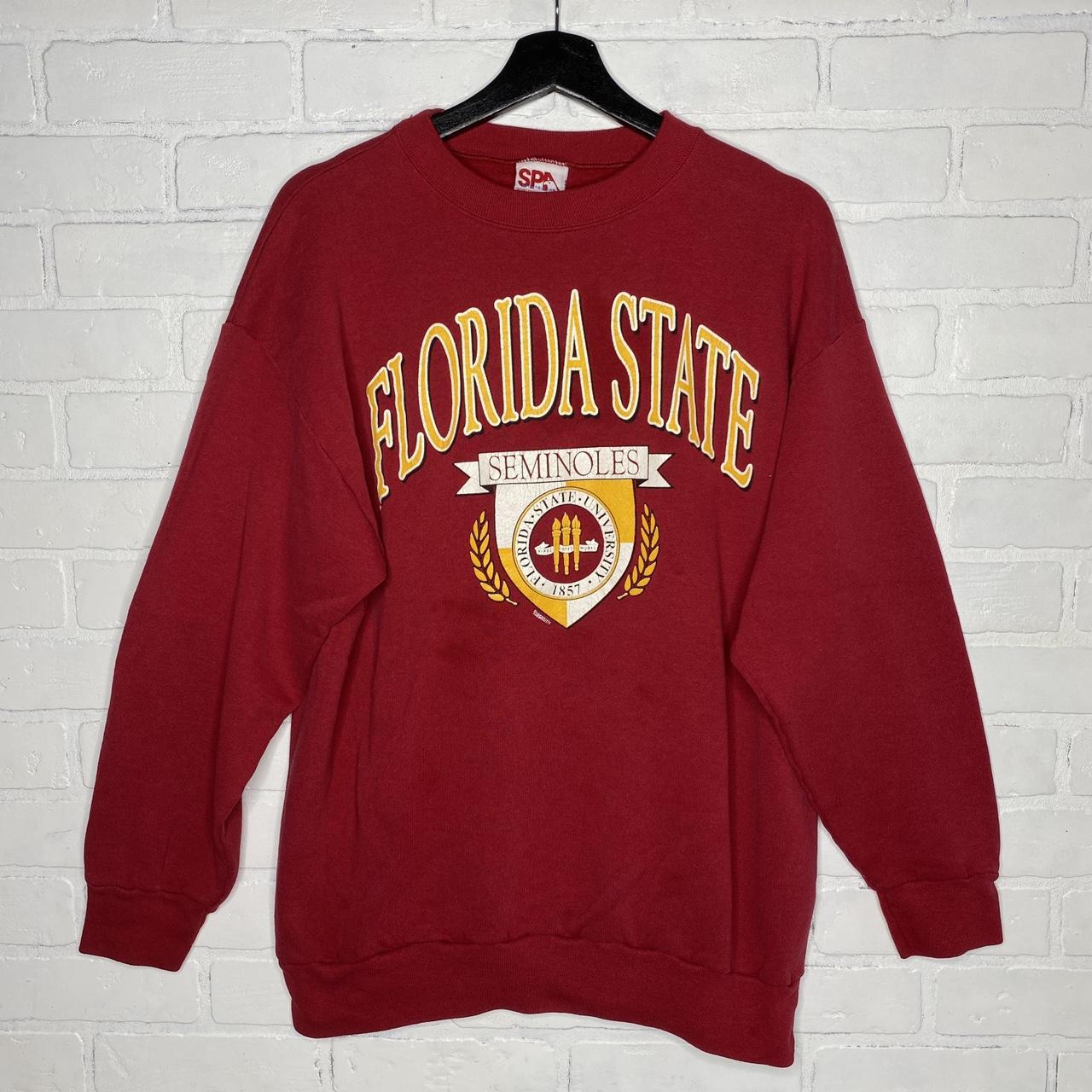 Vintage Florida State University Seminoles Crewneck... - Depop