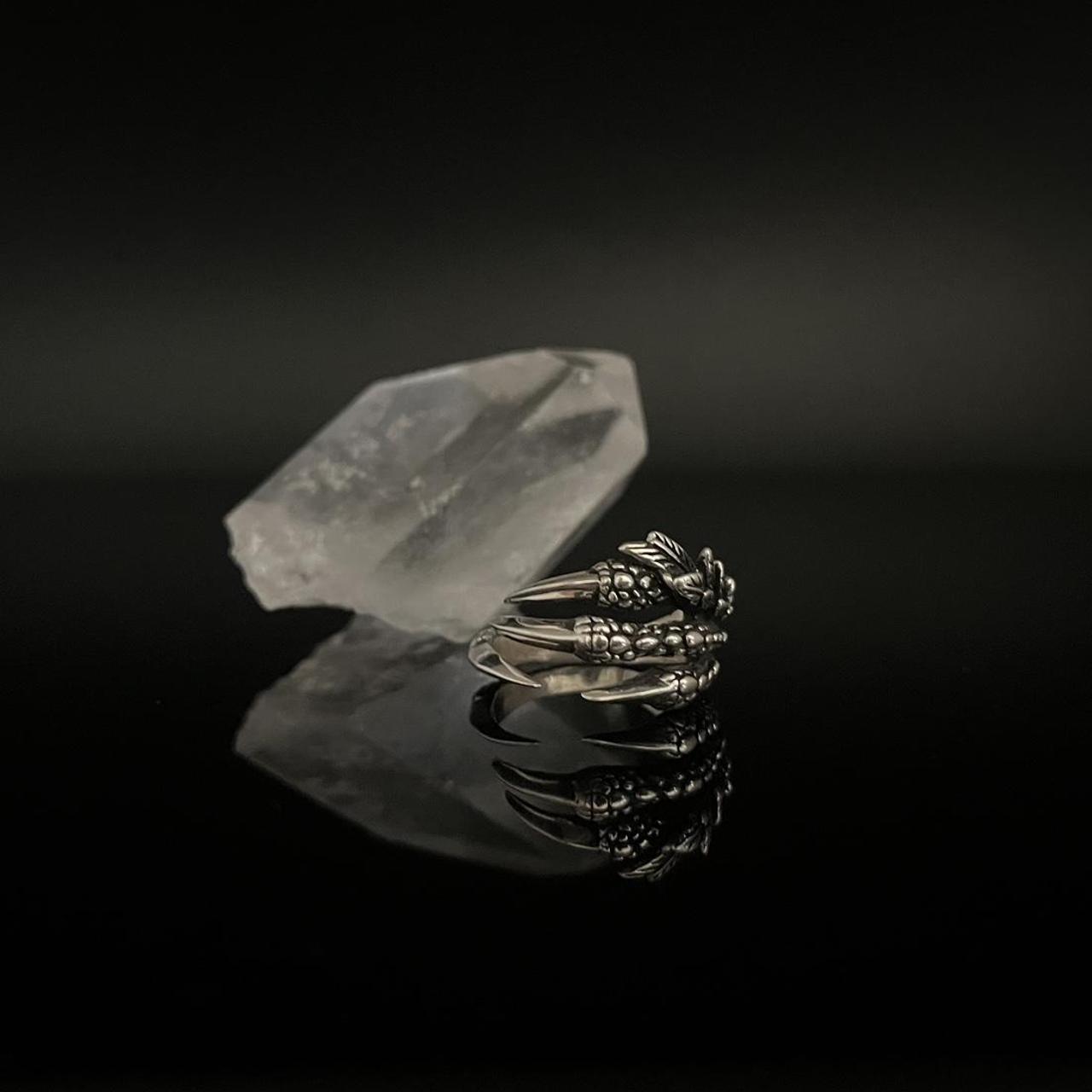 Sterling Silver Talons Ring Sizes 5-10... - Depop