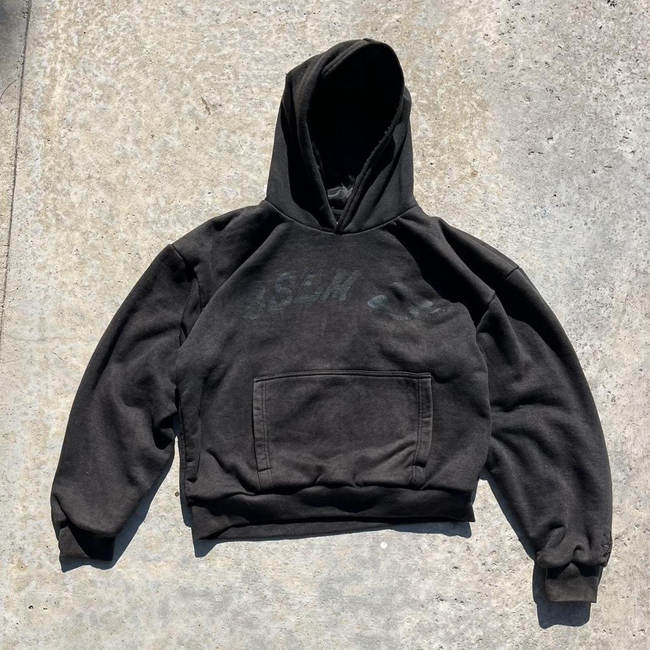 Sun Faded BSLM double layer Hoodie Size Medium Satin... - Depop