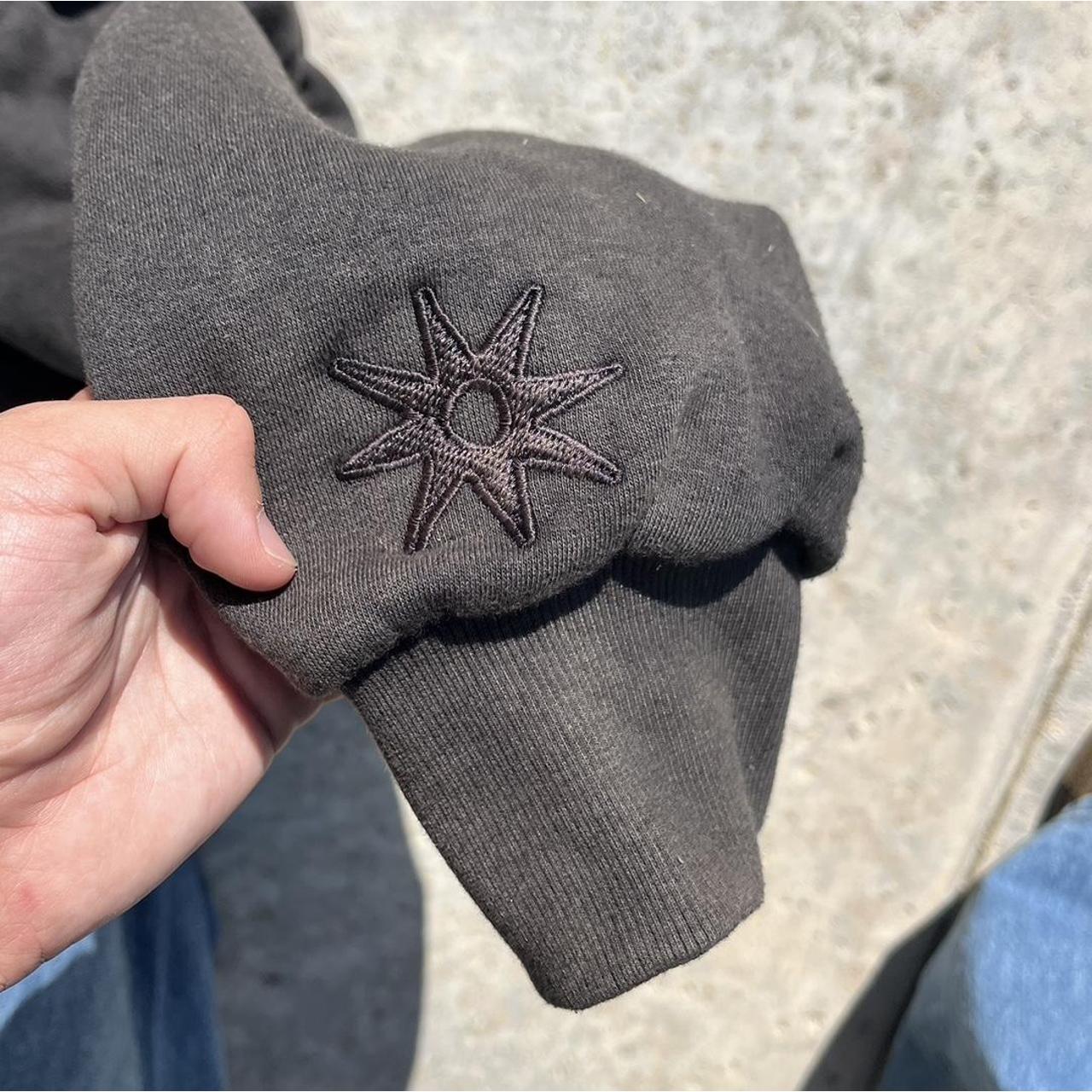 Sun Faded BSLM double layer Hoodie Size Medium Satin... - Depop