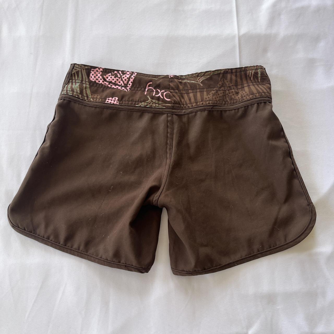 vintage y2k brown roxy board shorts 🤎 • in... | Depop