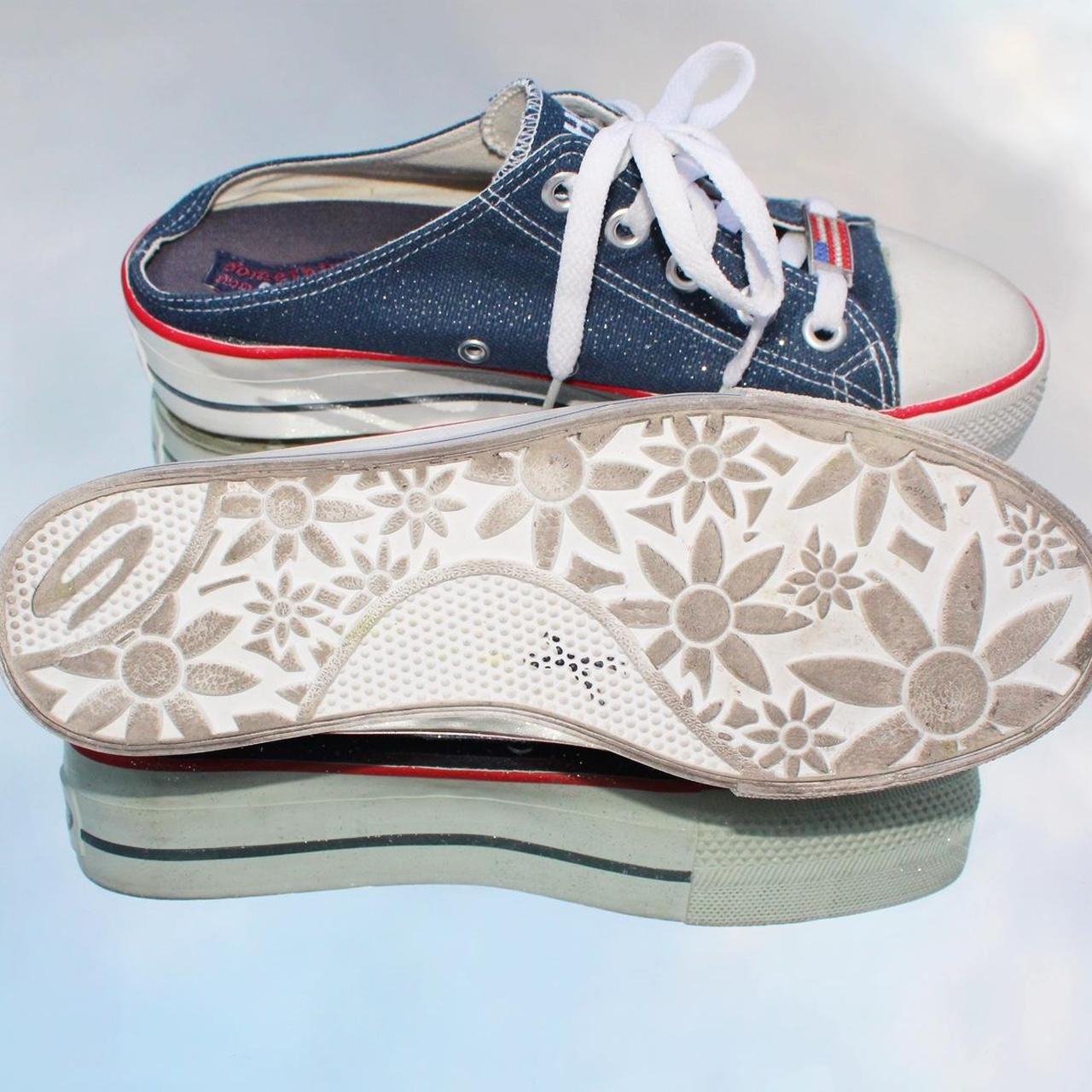 Early 2000s platform USA Skechers slip on sneakers!... - Depop