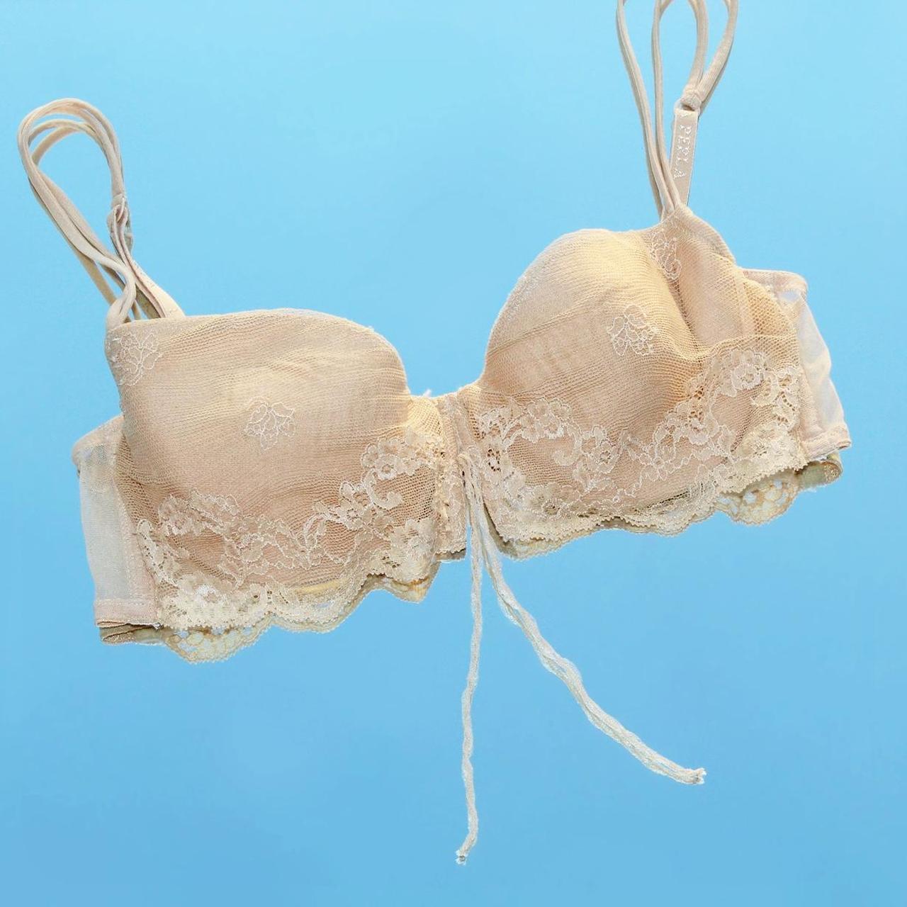 Vintage Nude La Perla Lace Bra Absolutely Depop