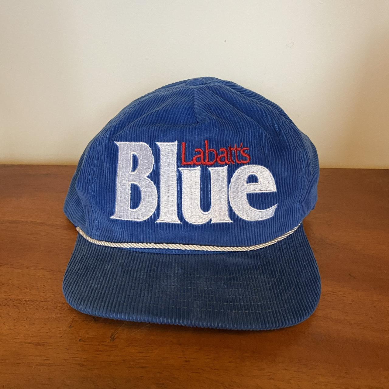 Vintage 90s Canada Labatts Blue beer alcohol graphic... - Depop