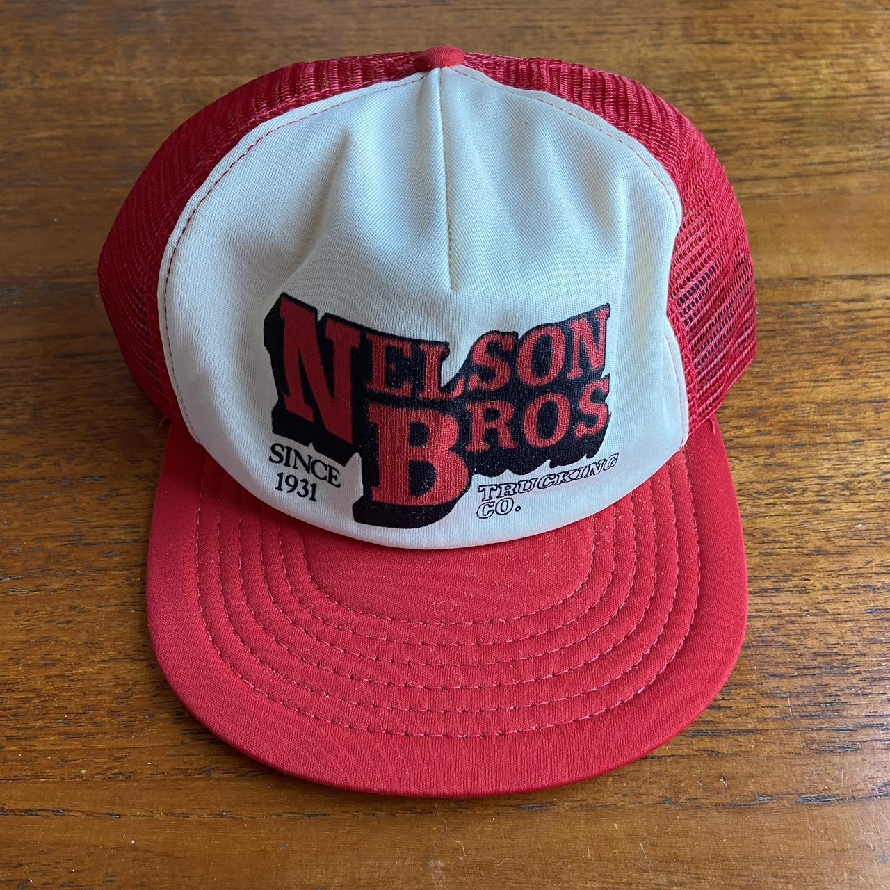 Vintage 90s USA Nelson Bros Trucking company... - Depop