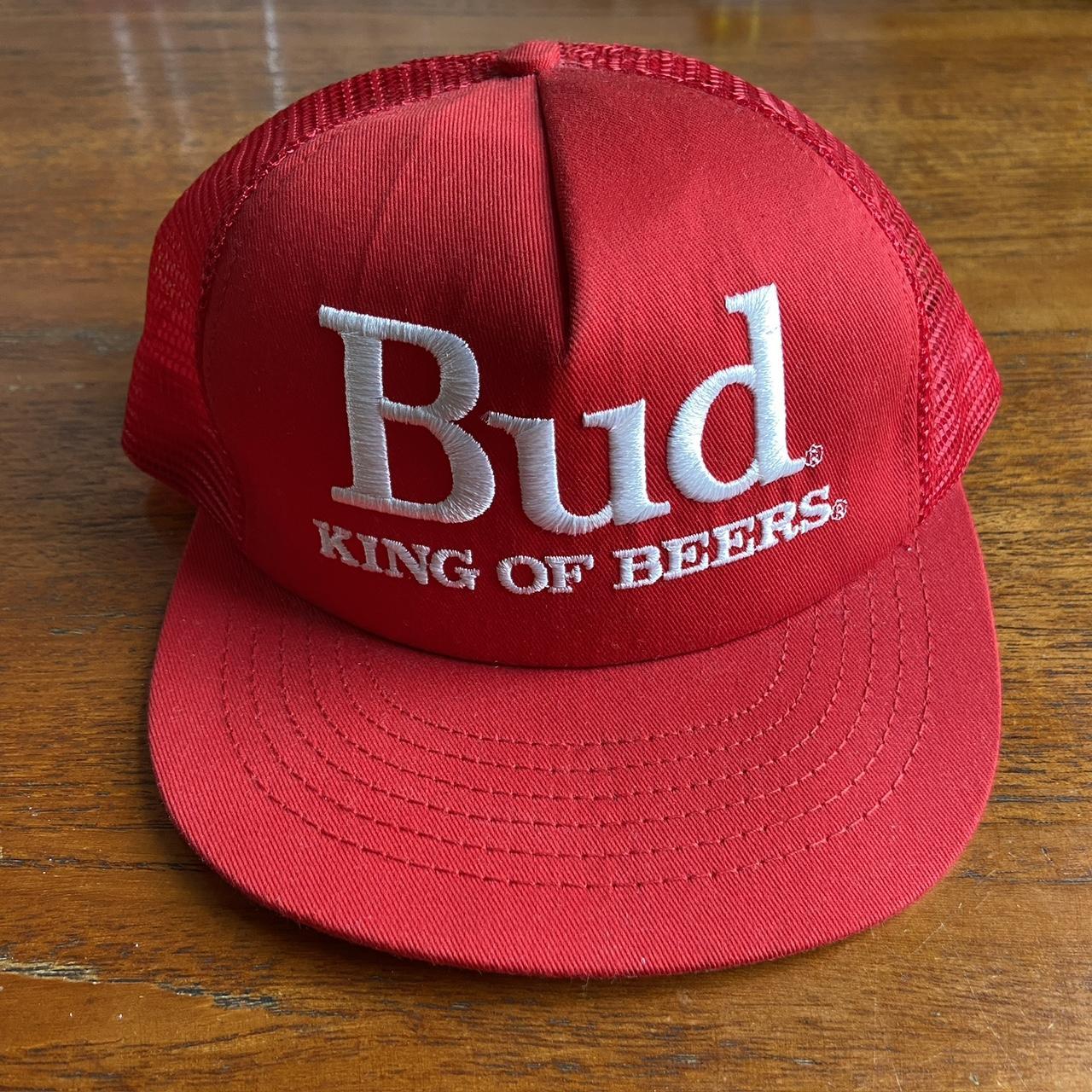 Vintage 90s USA Budweiser king of beers alcohol... - Depop