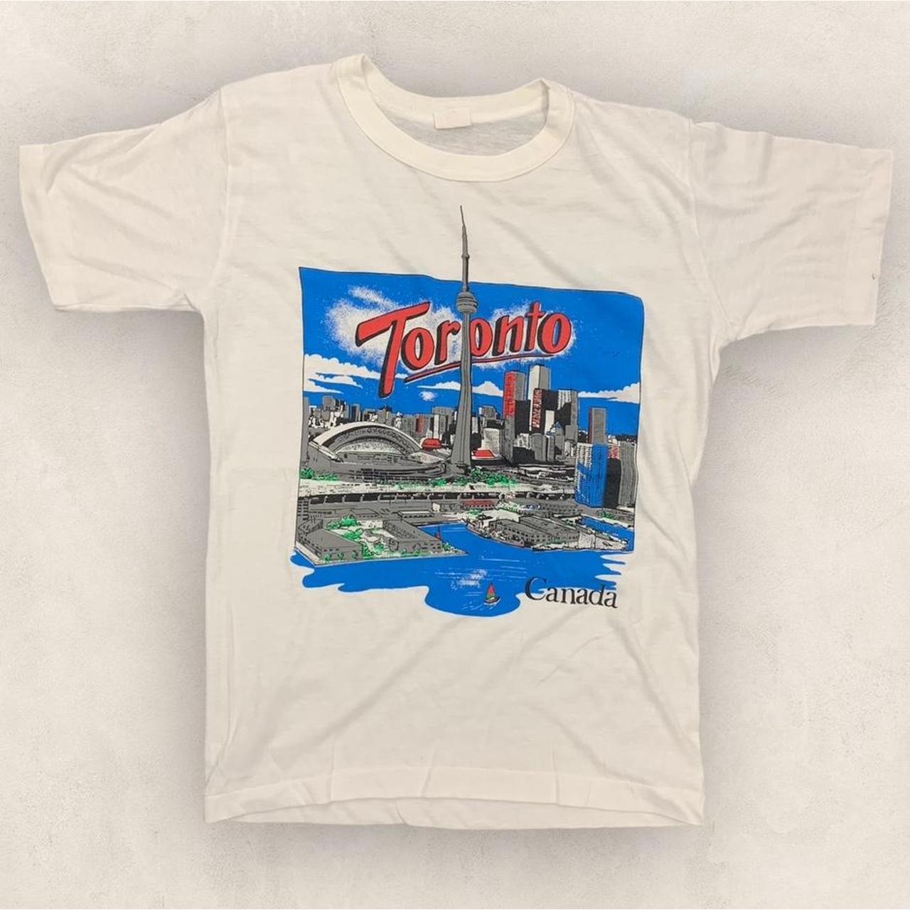 Vintage 90s Toronto Canada city skyline promotional... - Depop