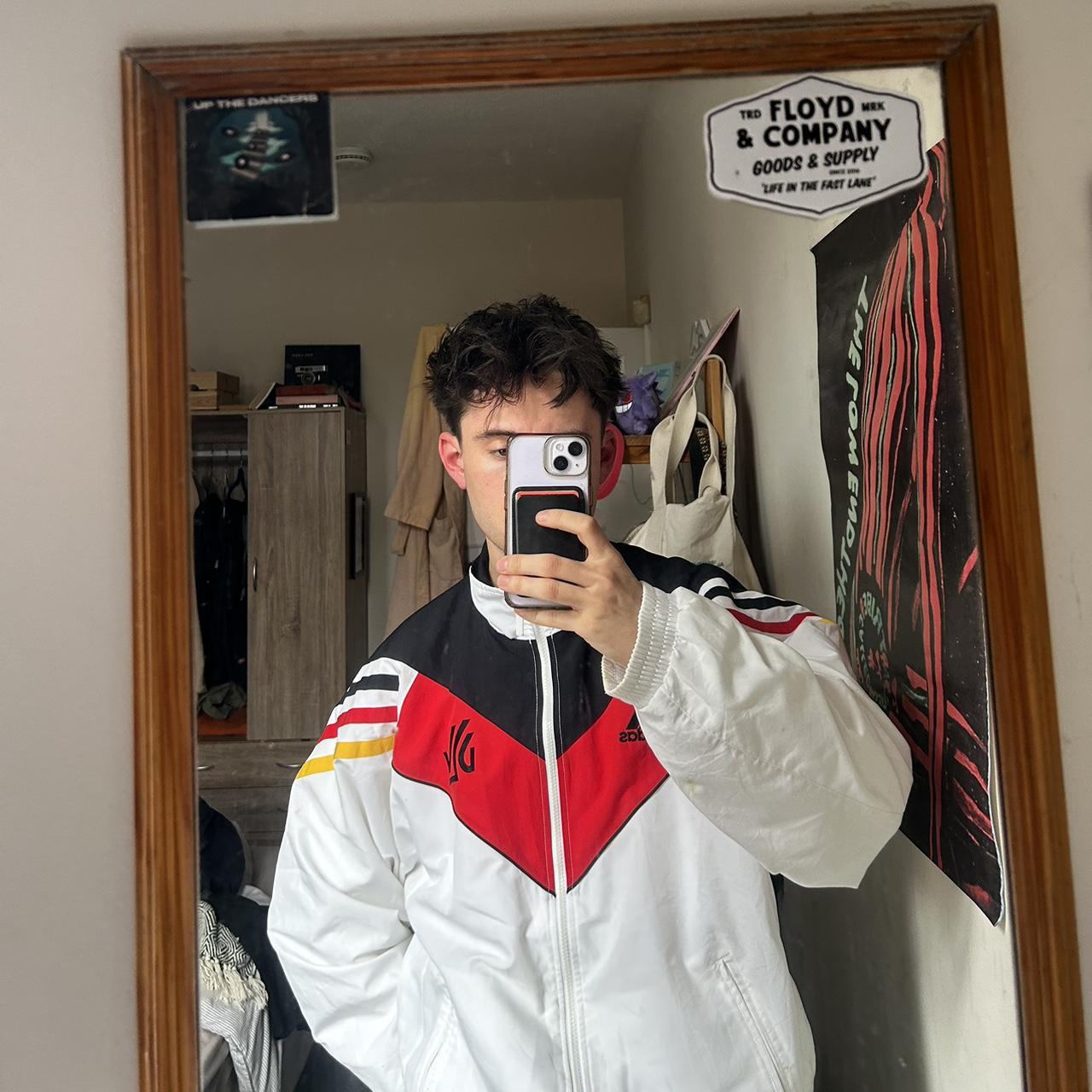 Vintage adidas German training track... - Depop