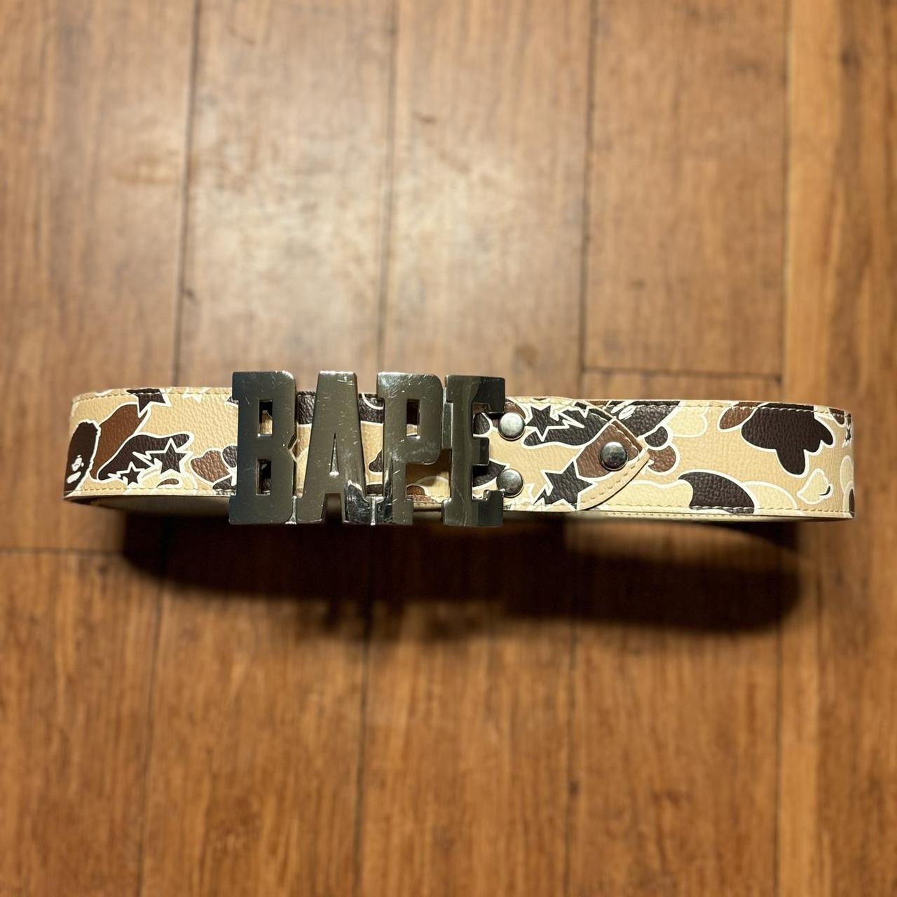 Vintage Bathing Ape Belt Size XL - Depop