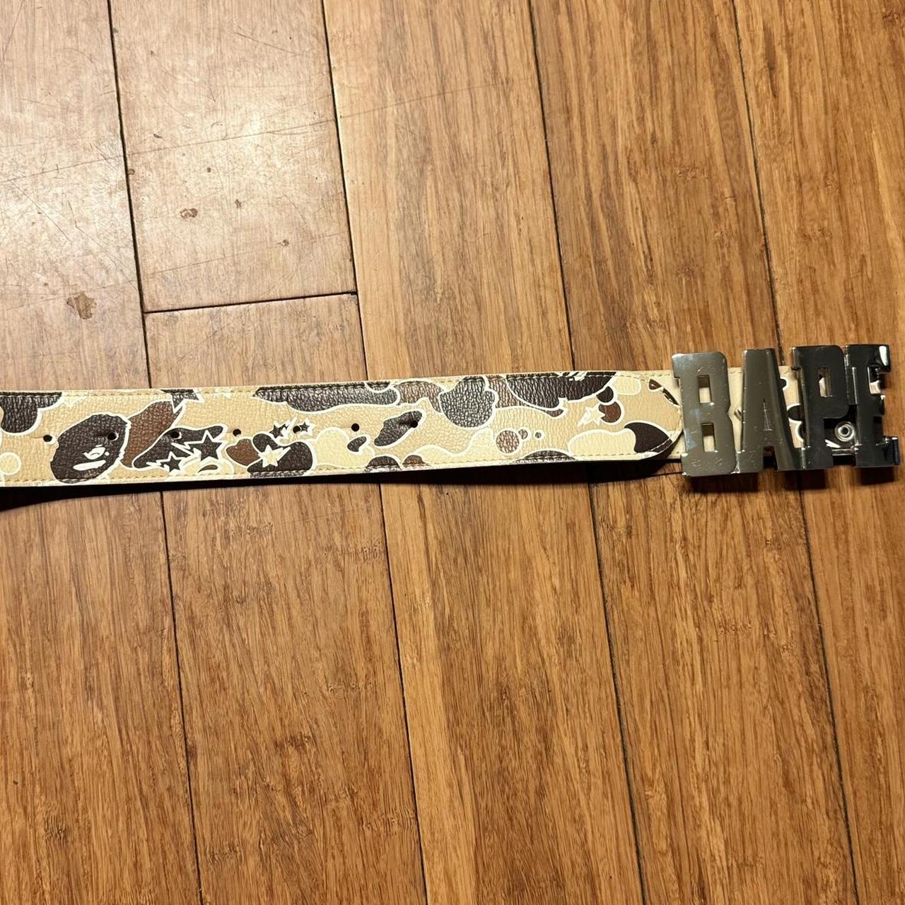 Vintage Bathing Ape Belt Size XL - Depop
